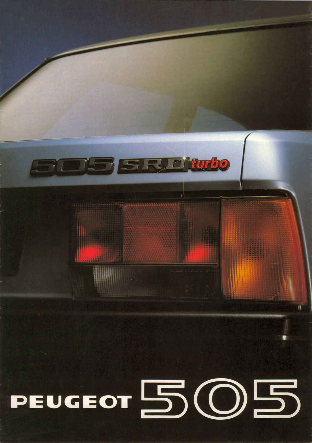 Peugeot 505 SRD Turbo brochure